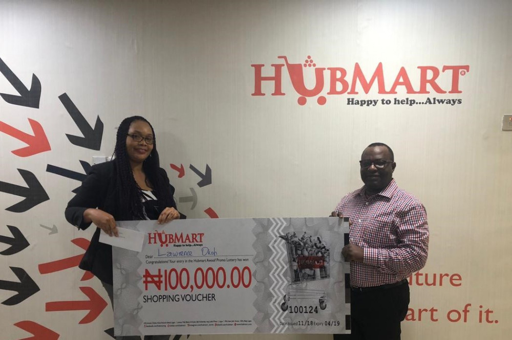 Hubmart Stores rewards Customers with Gifts, Shopping Vouchers worth N3 ...