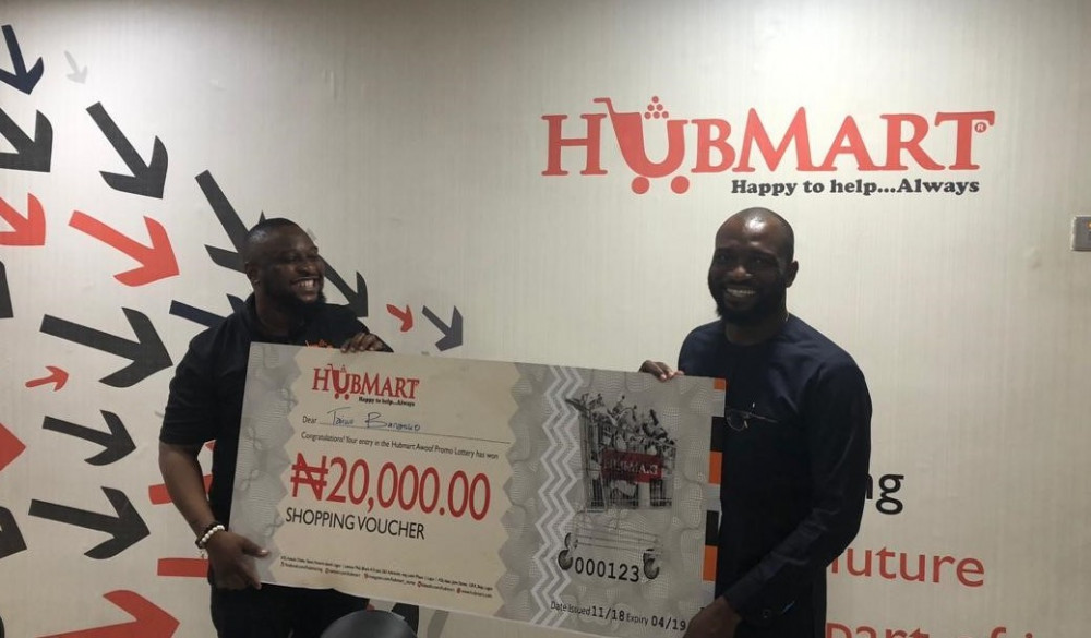 Hubmart Stores rewards Customers with Gifts, Shopping Vouchers worth N3 ...