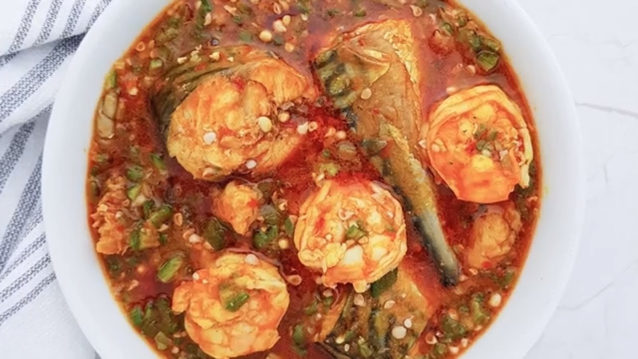 BN Cuisine: Watch The Kitchen Muse's Updated Seafood Okro Recipe ...