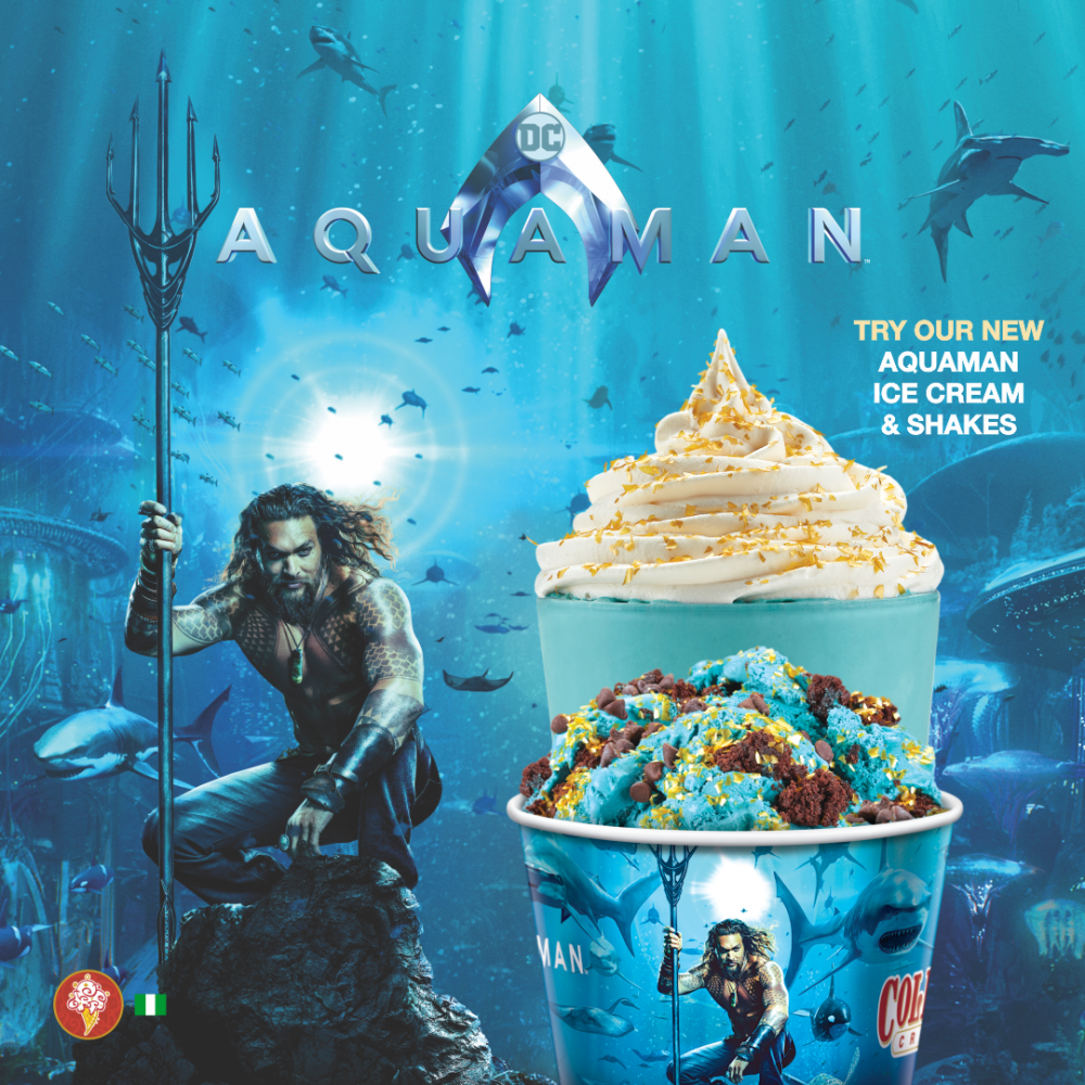 From Atlantis to Nigeria! Here's Cold Stone Creamery's Aquaman Themed ...