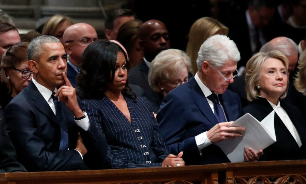 Donald & Melania Trump, Barack & Michelle Obama, Bill & Hillary Clinton ...