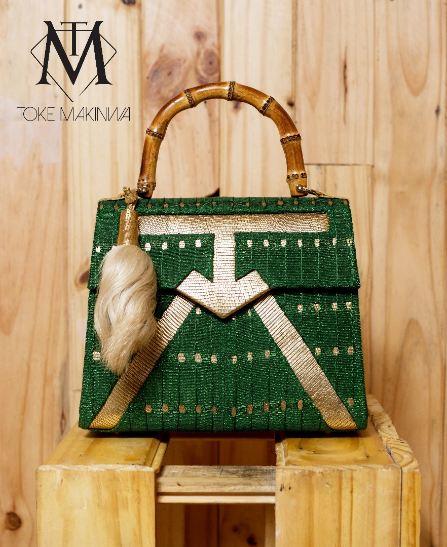 Toke Makinwa Luxury unveils “Omotoke Bag”| It comes in Fiery Red, Gold ...