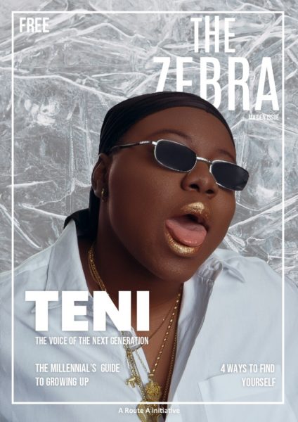 Teni the Entertainer Covers Maiden Edition of The Zebra Magazine ...