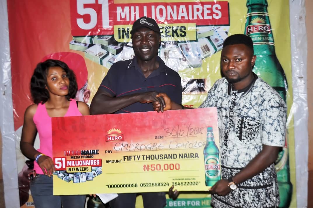 Hero Lager rewards Consumers in the HEROnaires Mega Promo | BellaNaija