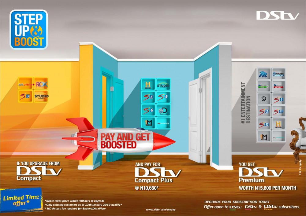#DStvStepUpBoost: Enjoy an Incredible Boost when You Upgrade Your ...