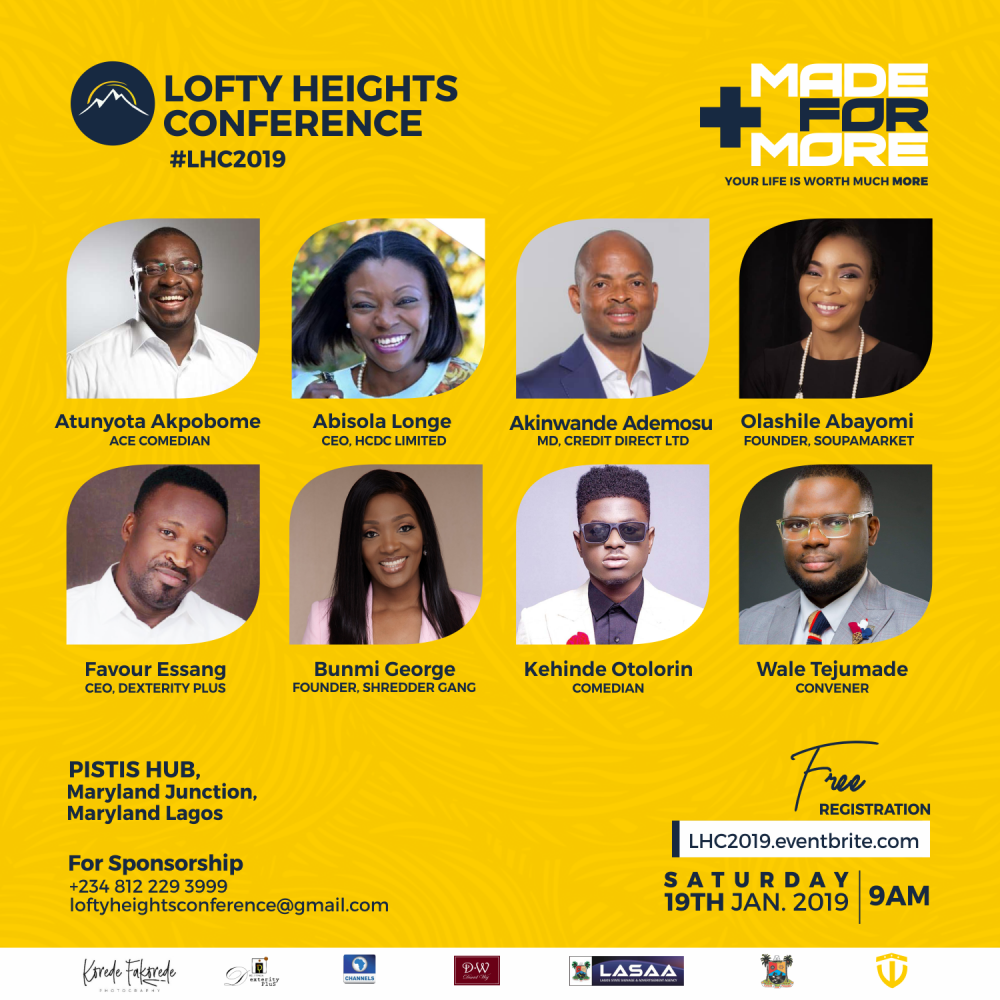 Discover How to Live an Excellent Life at The 2019 Lofty Heights ...