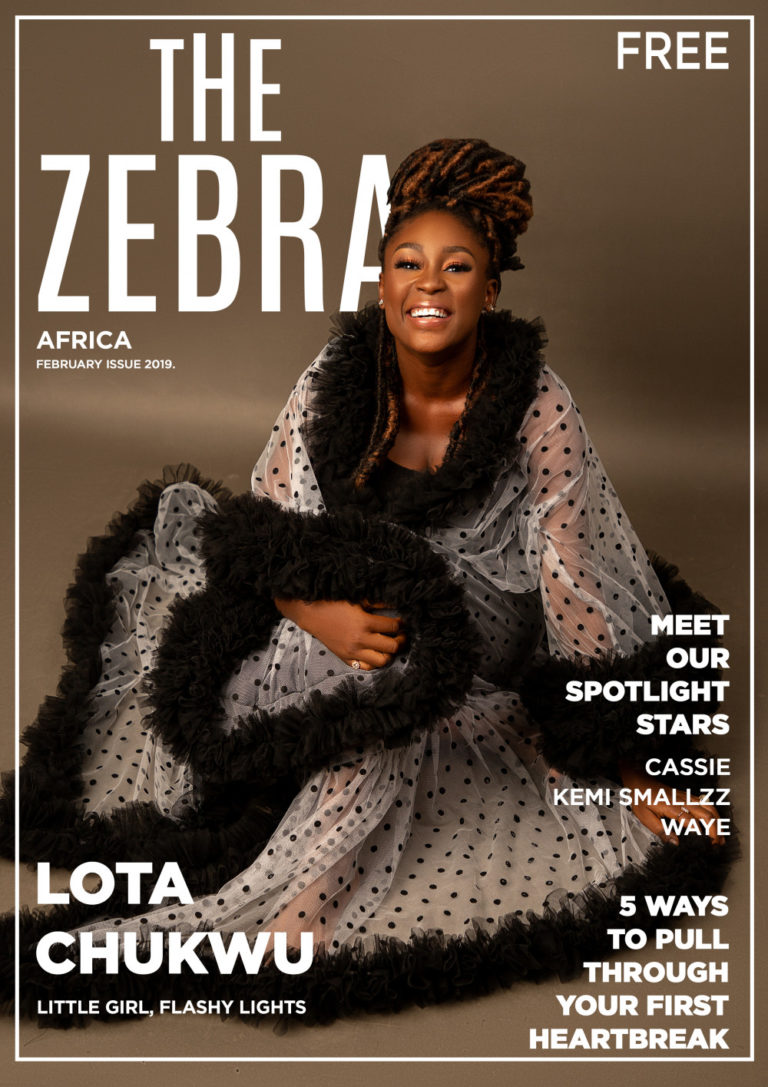 Actress Lota Chukwu is Zebra Magazine's February Cover Girl | BellaNaija