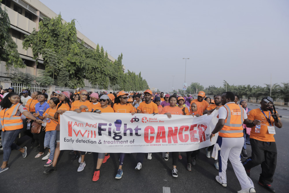 Project PINK BLUE marched with over 3,000 Nigerians to Advocate for ...