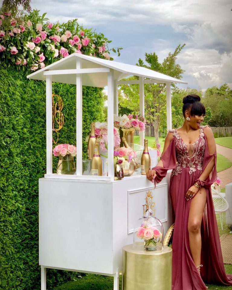 Bonang Matheba just expanded her Empire with a Luxury Champagne Brand ...