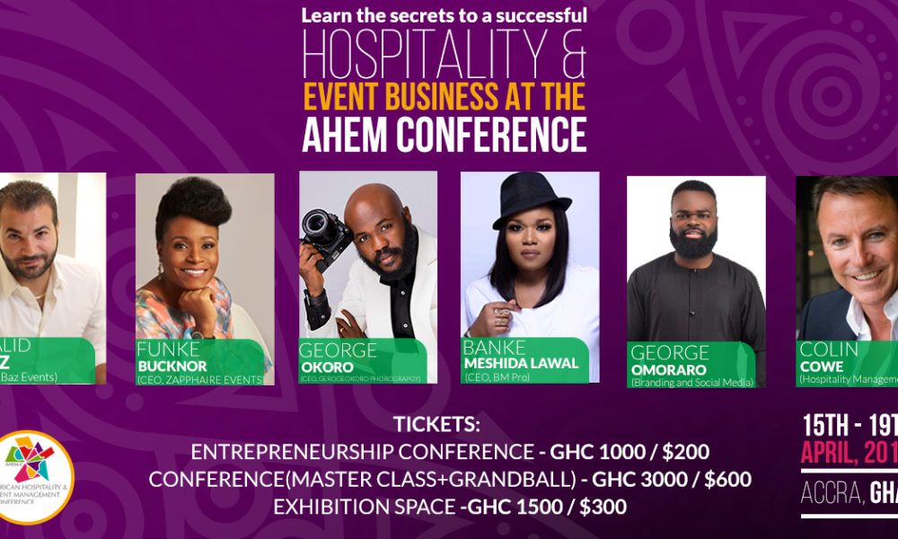 The African Hospitality & Event Management Conference 2019: One on One ...