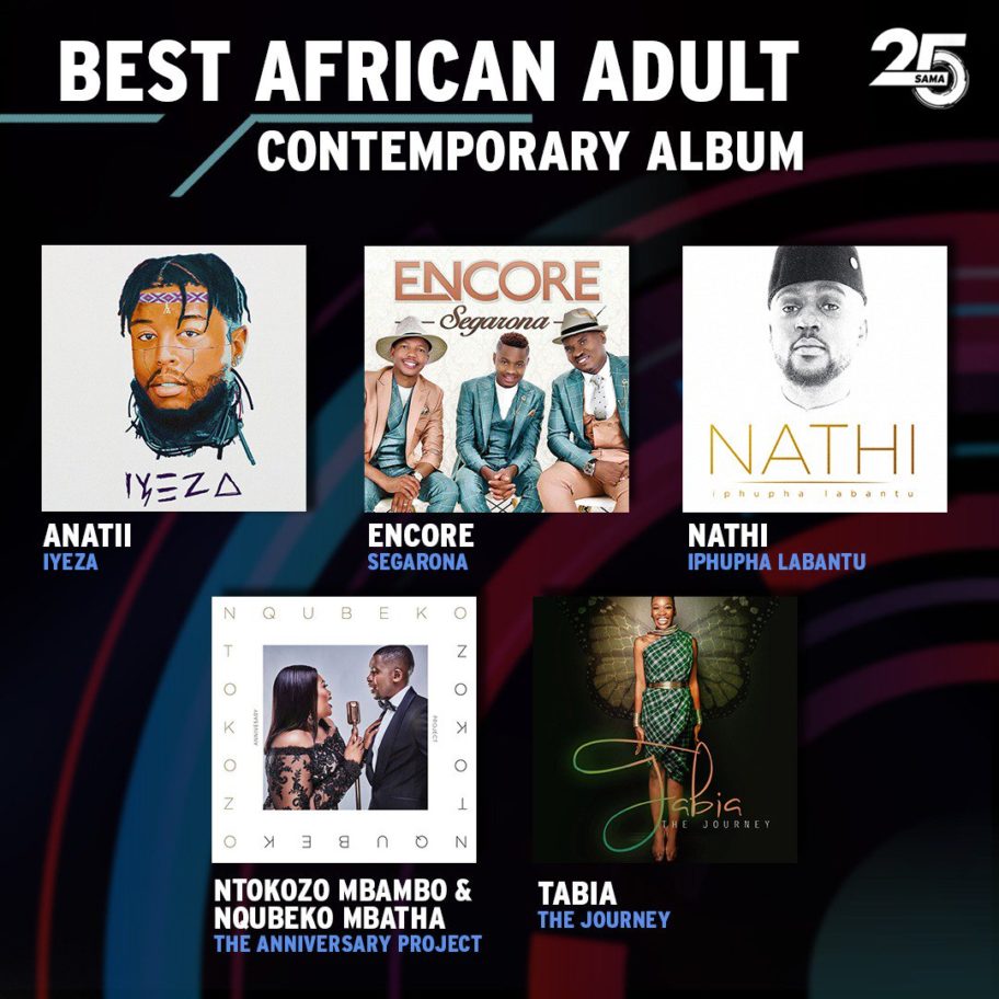 See the Full List of Nominees for 2019 SA Music Awards | BellaNaija