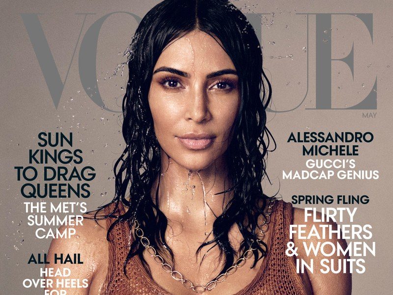 "Taking a Stand"! Kim Kardashian West covers Vogue's Latest Issue ...
