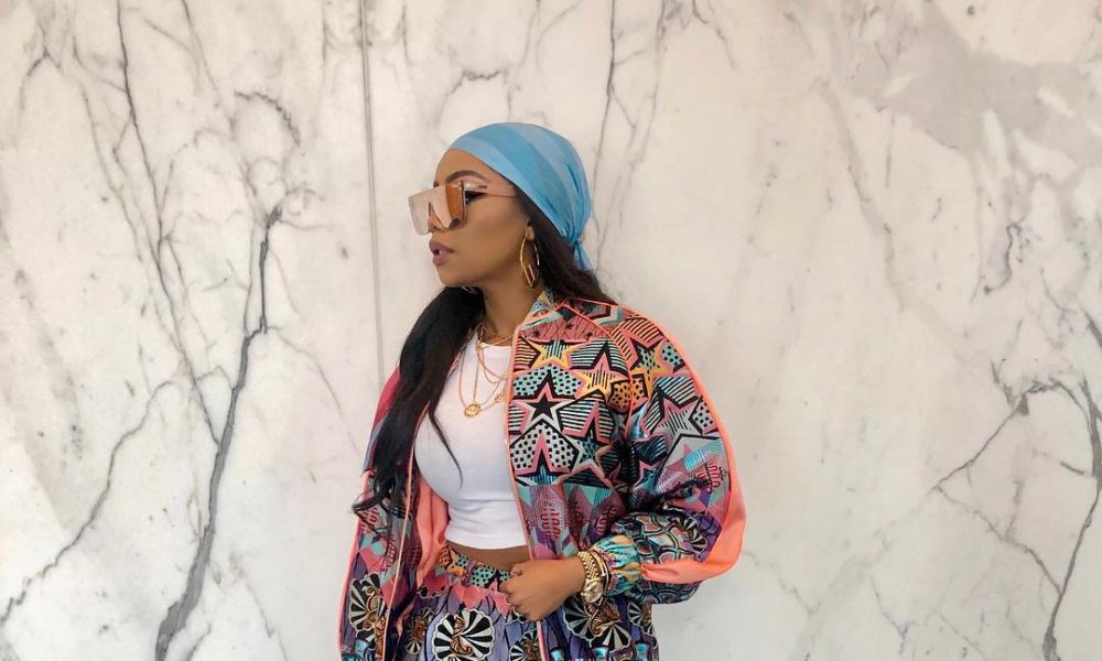 BN Collection to Closet | Bonang Matheba In Victoria Hayes | BellaNaija