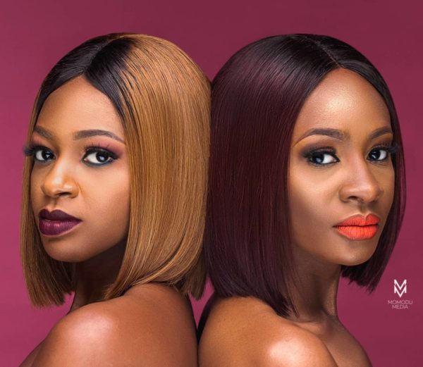 First Look at BBNaija's Princess' Shoot for New Makeup Brand featuring ...