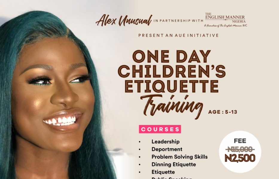 Alex Unusual to host Children’s Etiquette Training with The English ...