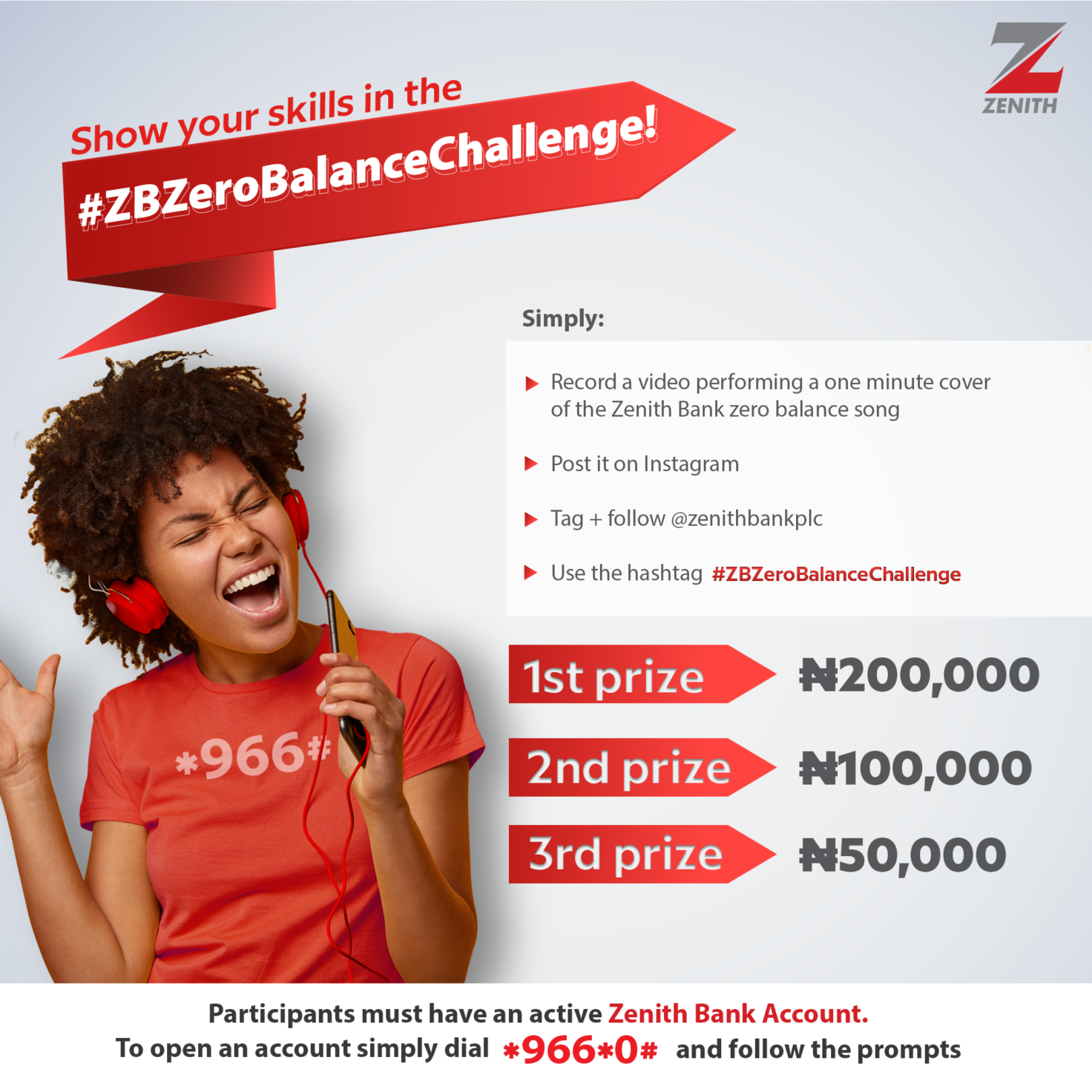 Here's How to Participate & Win Big in the Zenith Bank Zero Balance ...