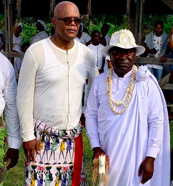 Samuel L. Jackson Currently Shooting "Enslaved" Documentary in Gabon ...
