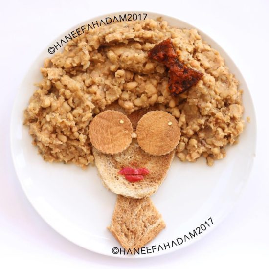 Haneefah Adam talks to CNN about Turning Food into Art | BellaNaija