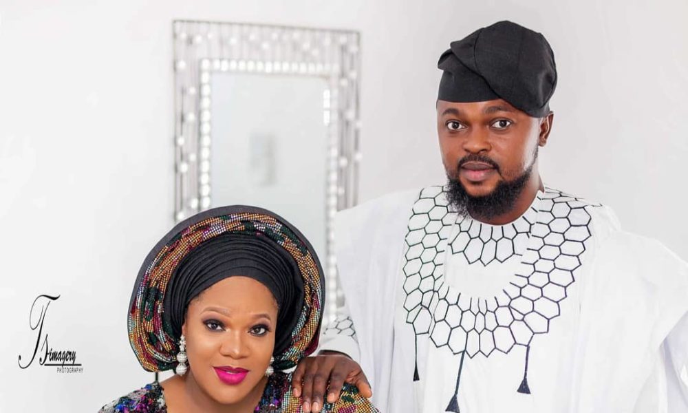 We Love this Family Photo of Toyin Abraham, Kolawole Ajeyemi & Baby Ire