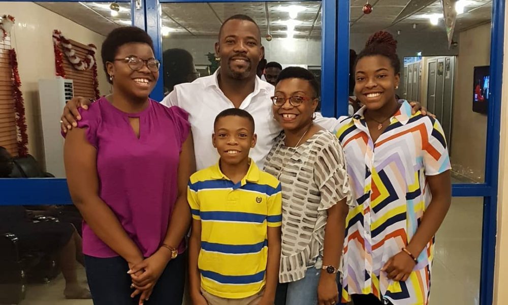Okey Bakassi & Wife Ezinne celebrate 18th Wedding Anniversary with ...