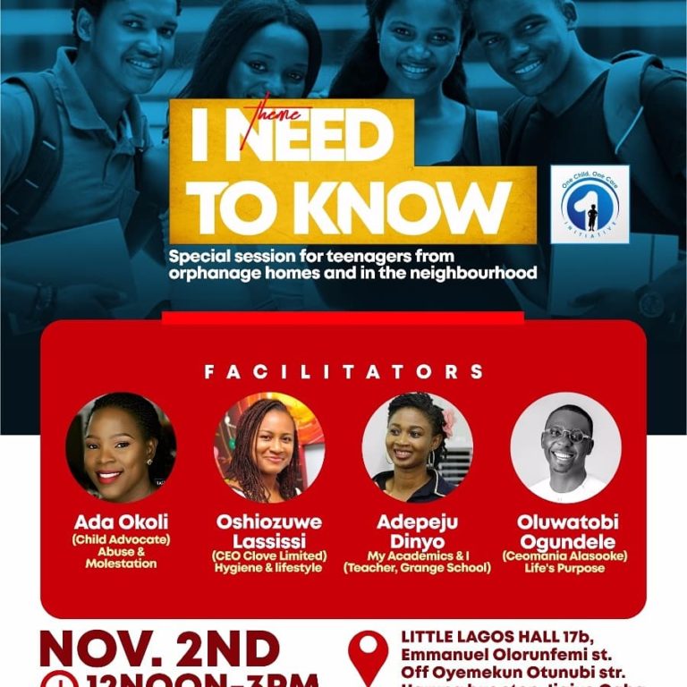 One Child, One Care Initiative is celebrating its 12th Anniversary by ...