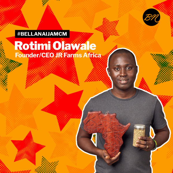 #BellaNaijaMCM Rotimi Olawale of JR Farms Africa is the Agriprenuer ...