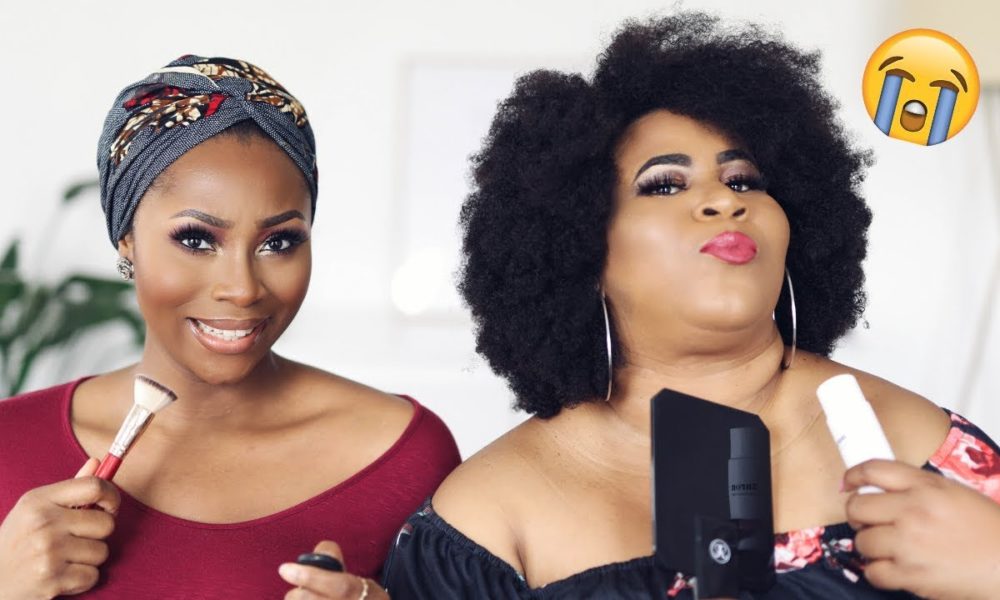 You have to Watch this Hilarious Video of Dimma Umeh & Chigul doing makeup in Igbo Language ...