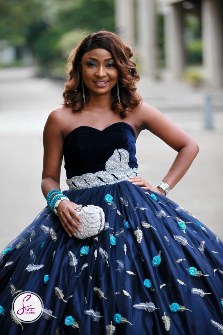 Belinda Effah made a Style Statement at the Lagos Premiere of her Movie ...
