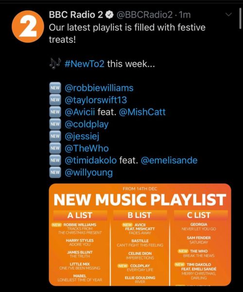 BBC Radio 2 New Music Playlist Features Timi Dakolo’s ‘Merry Christmas ...