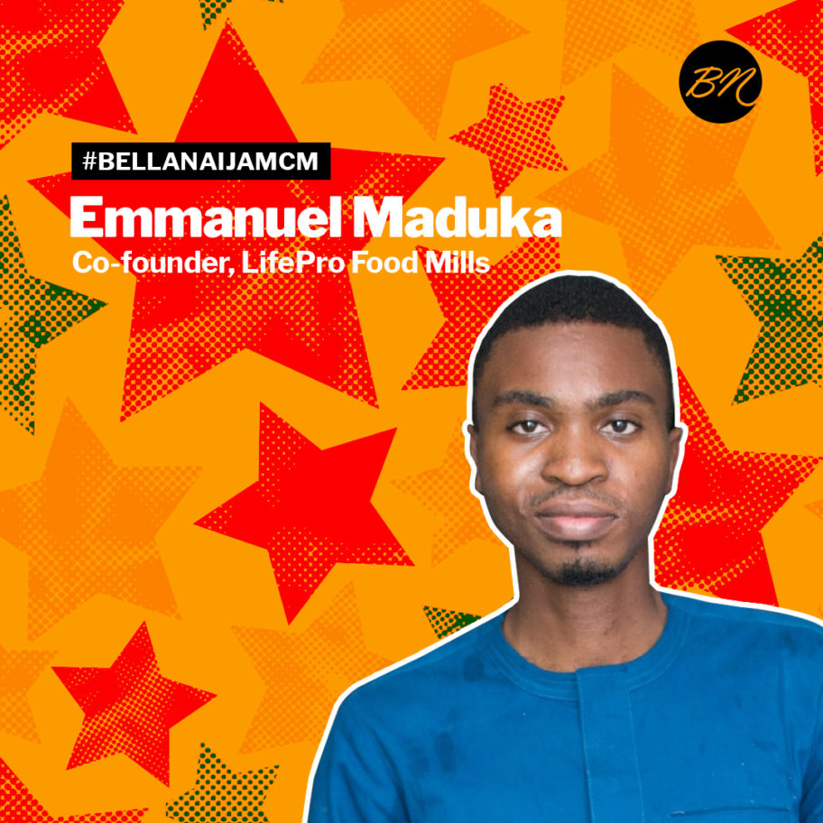 #BellaNaijaMCM Emmanuel Maduka of LifePro Food Mills is the ...