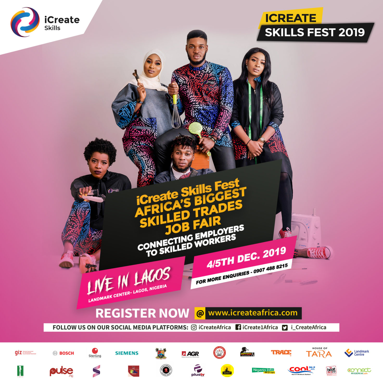 iCreate Africa set to empower Youths with 5 Million Jobs in 5 years with the Skill Fest ...