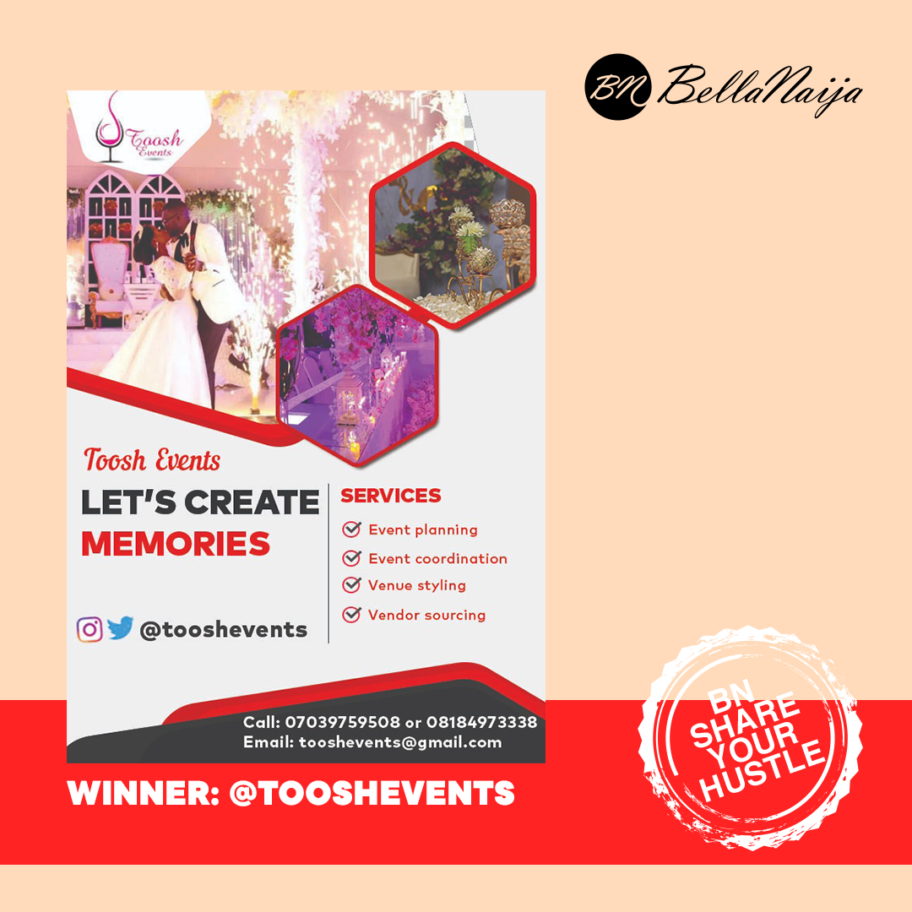 #BNShareYourHustle: Toosh Events is Here to Create Beautiful ...
