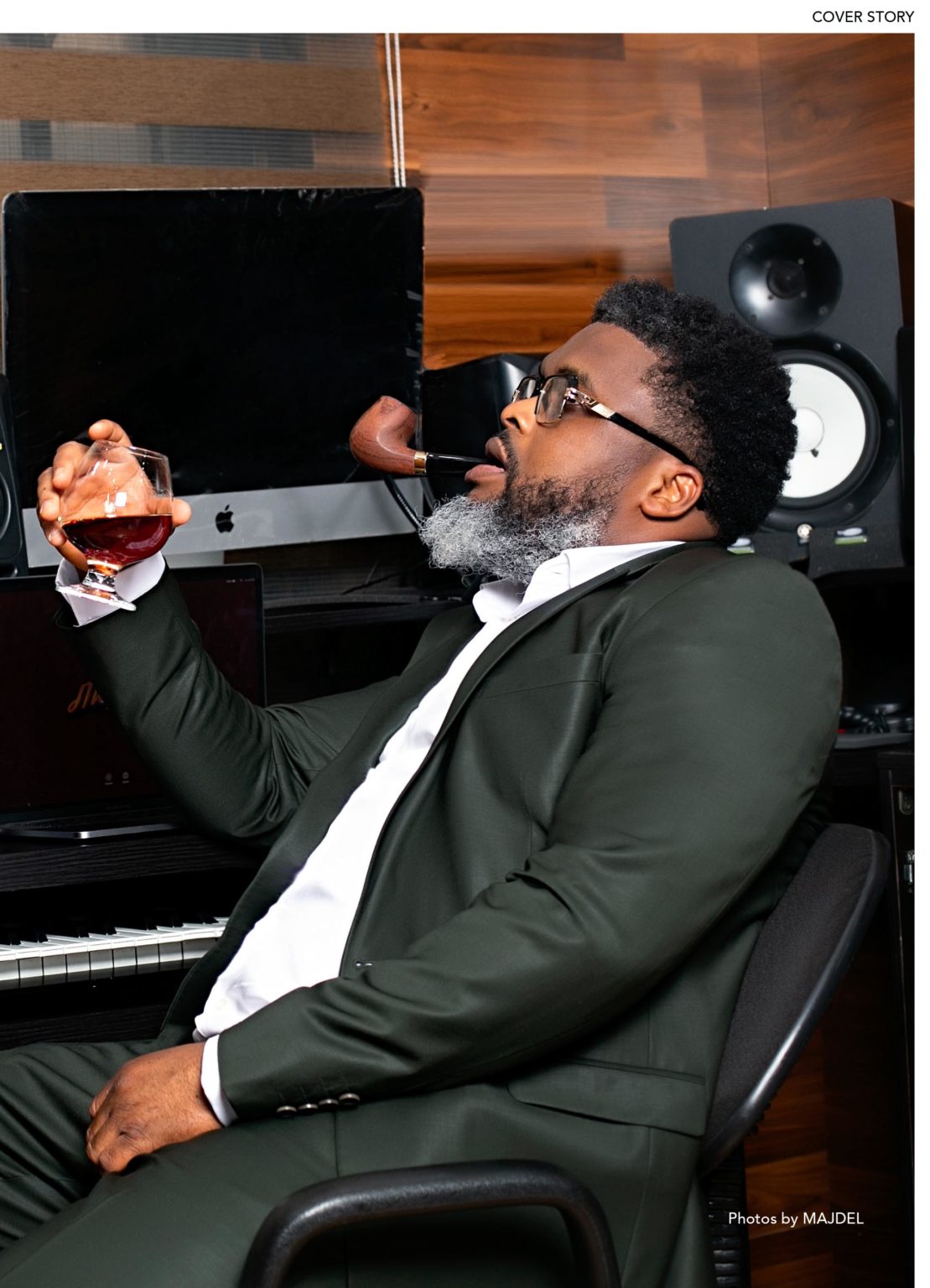 Larry Gaaga is Dishing some Juicy Scoop as he Covers the 26th Issue of ...