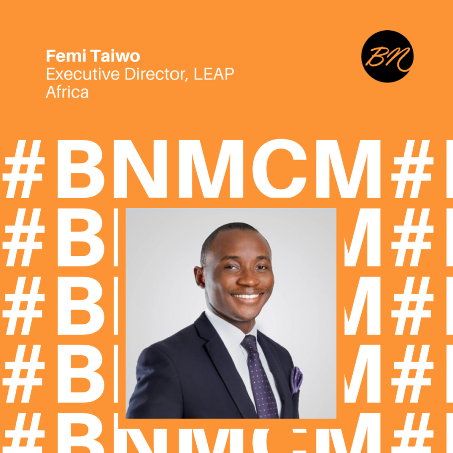 Femi Taiwo of LEAP Africa is Our #BellaNaijaMCM this Week! | BellaNaija