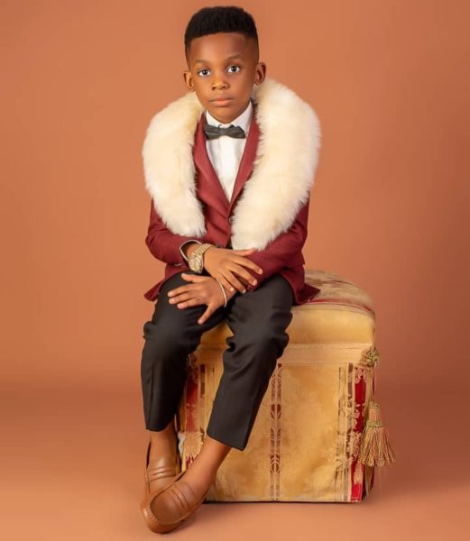 Enjoy These Adorable Snaps from Kcee & his "Greatest Fortune" | BellaNaija