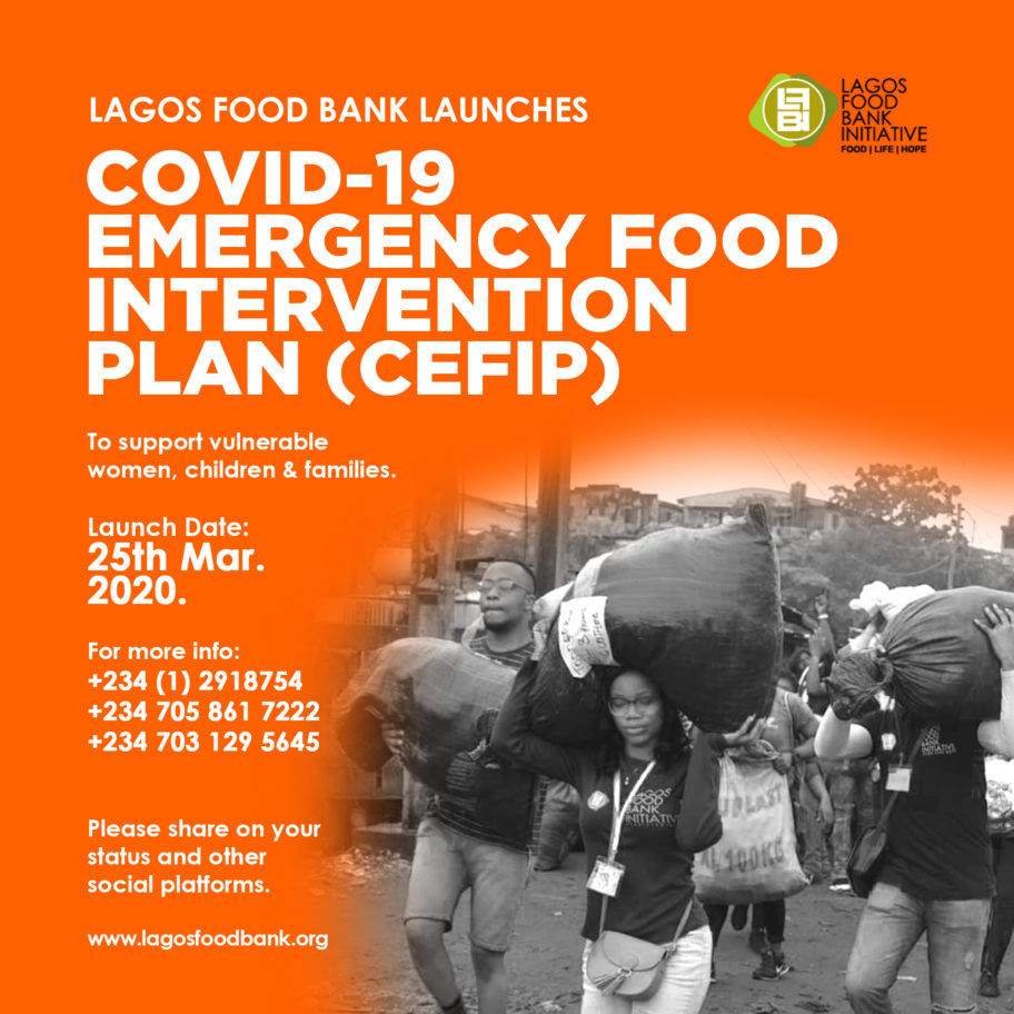 You can Help Save a Life by Supporting the Lagos Food Bank COVID-19 ...