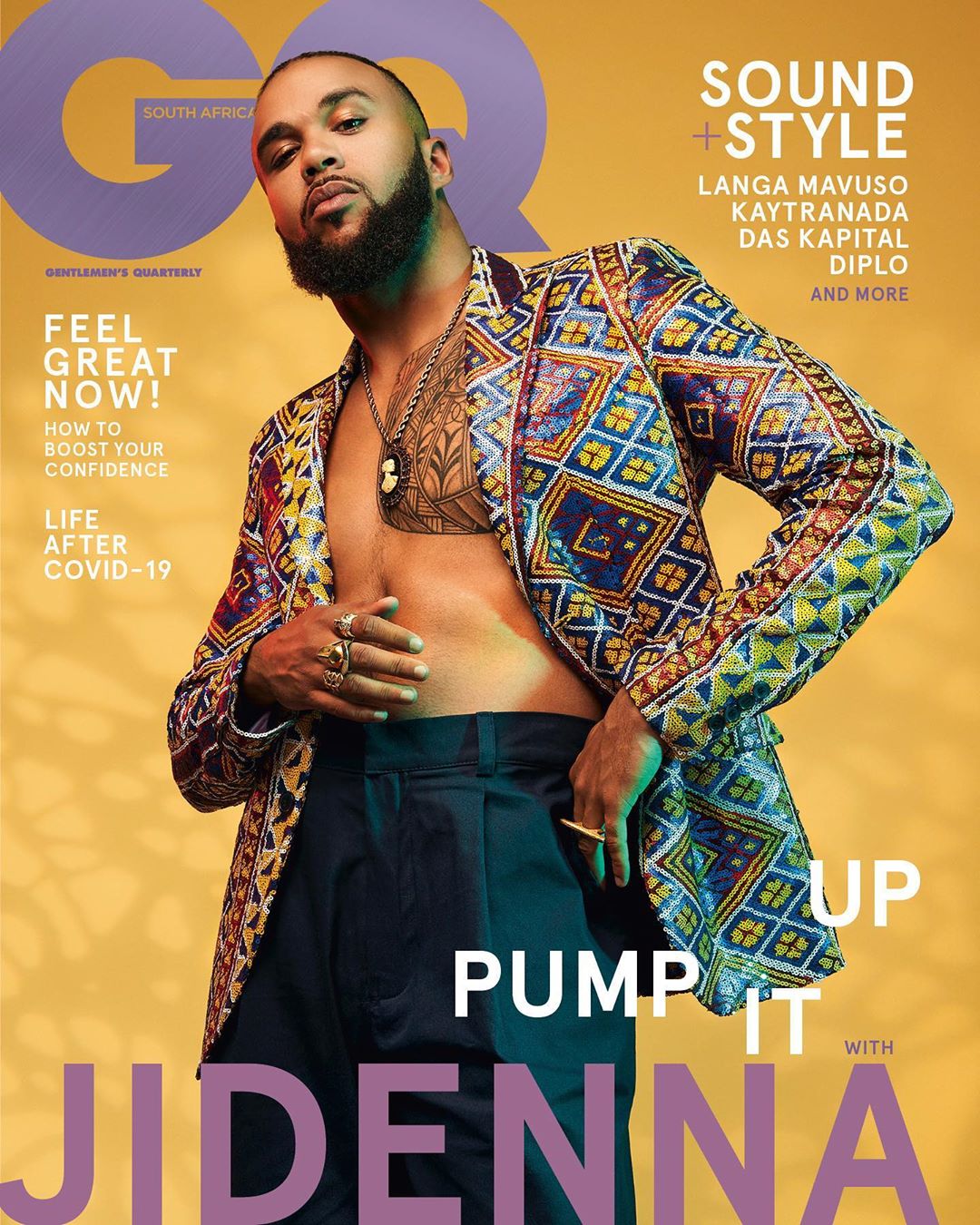 Jidenna Looks Dapper Rocking African Designs On The New GQ South Africa ...