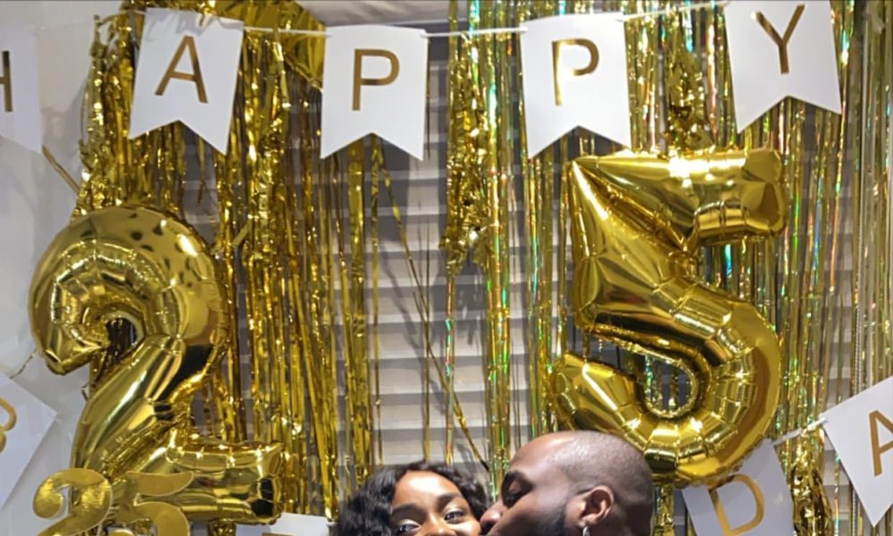 The Lockdown did not stop Davido & Chioma from Celebrating her Birthday ...