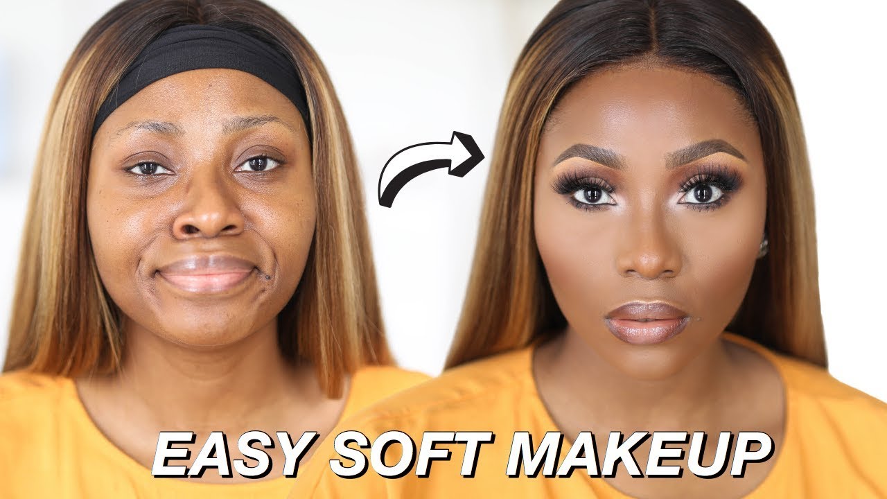 You have to try Dimma Umeh's Hack for Soft Glam Makeup for Black Women | Watch | BellaNaija