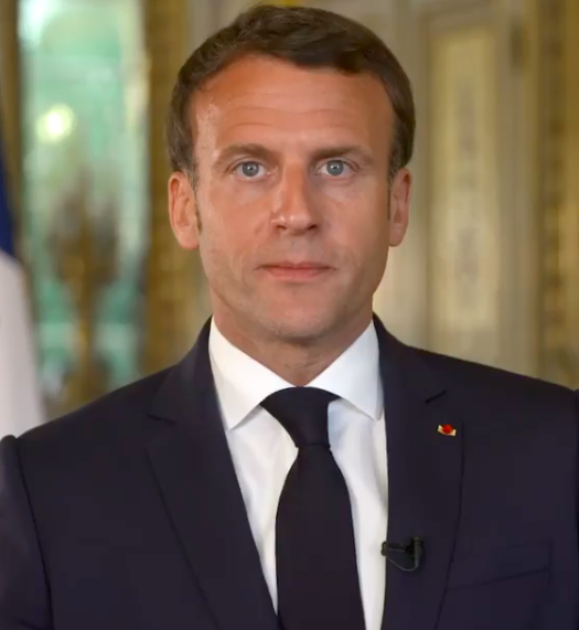 President Emmanuel Macron declares France 'Green Zone' in First Victory ...