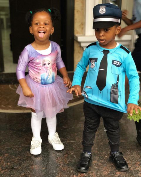 10 Super Cute Snaps of Paul Okoye's Twins Nadia & Nathan to Make You Smile Today | BellaNaija