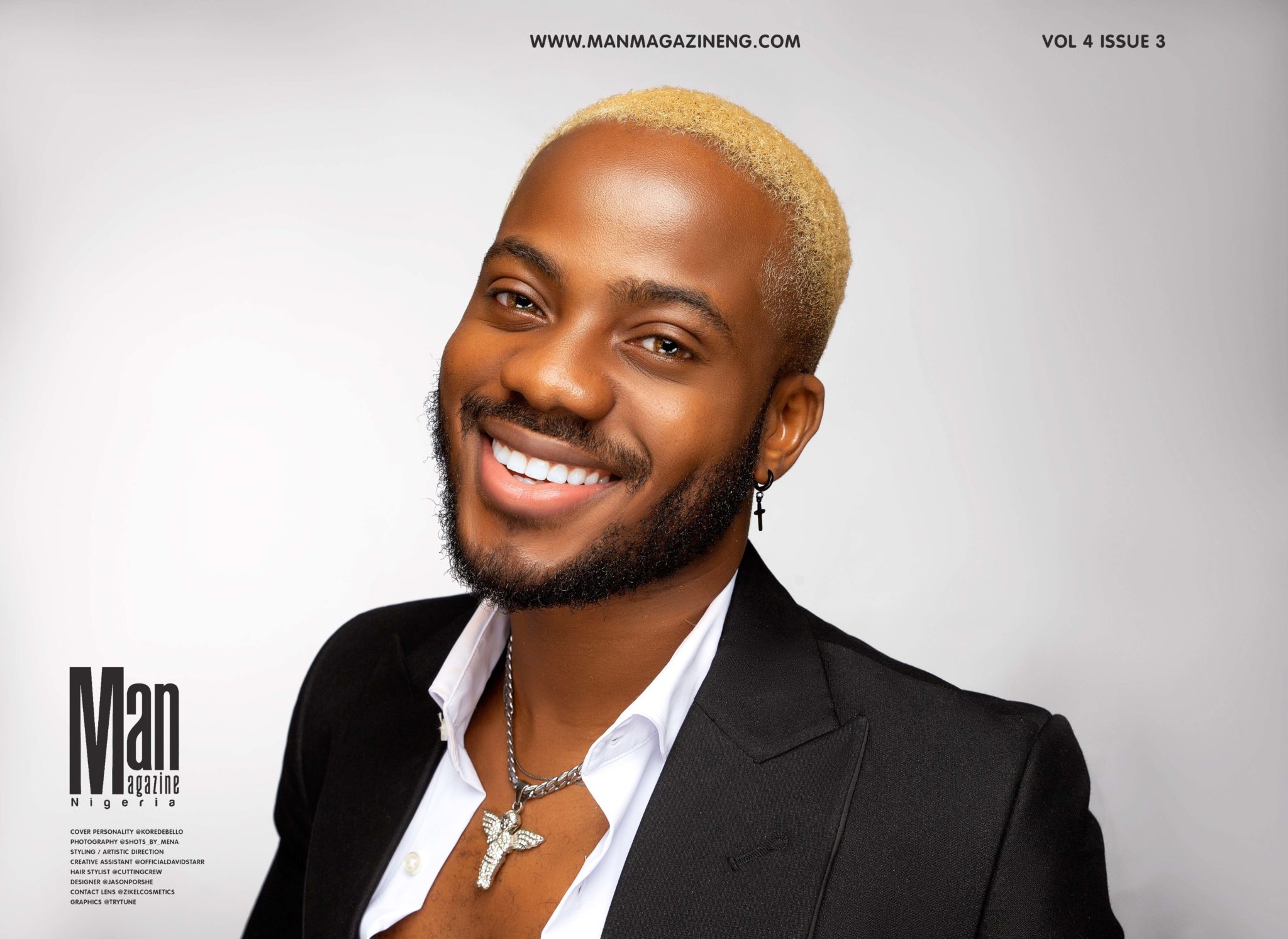 Korede Bello is Such a Hottie on the Cover of Man Magazine Nigeria's ...