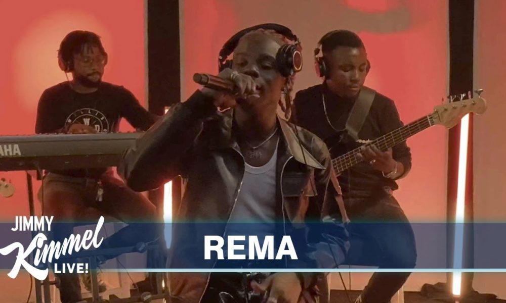You Need to See Rema’s Performance of "Iron Man" on "Jimmy Kimmel Live ...