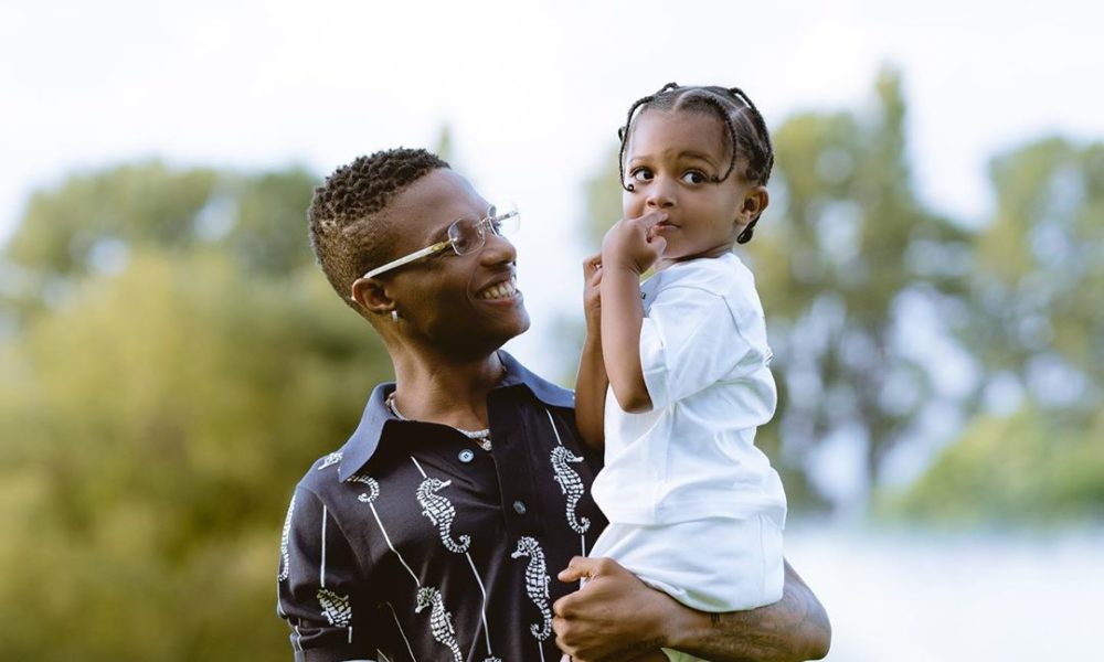 This Father-Son Moment between Wizkid & Zion is too Adorable | BellaNaija