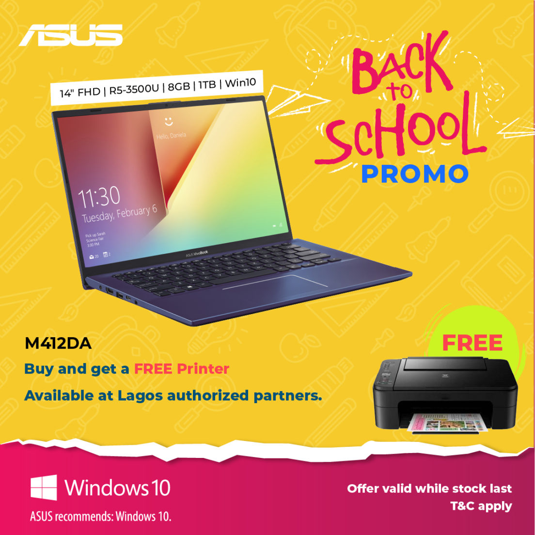 Get rewarded with a Free Wireless Printer when you Purchase an Eligible ...