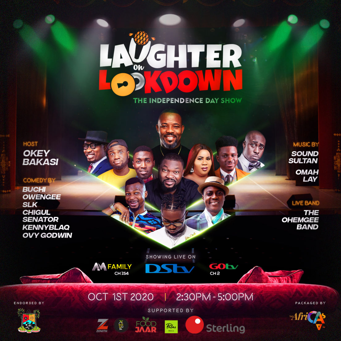 Laughter On Lockdown! Okey Bakassi is set to Host the First-ever Live ...