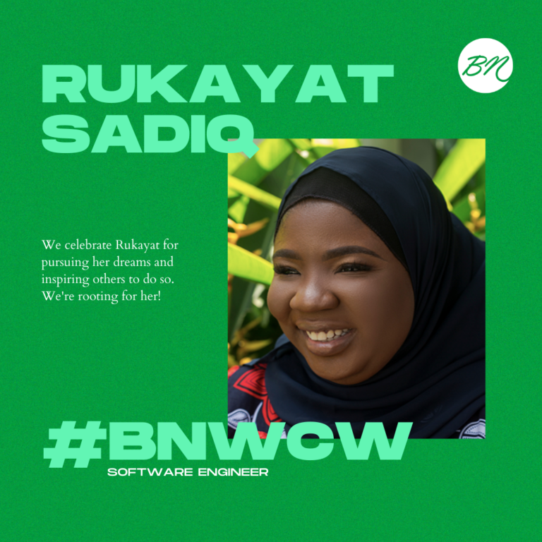 Software Engineer Rukayat Sadiq is Our #BellaNaijaWCW this Week ...