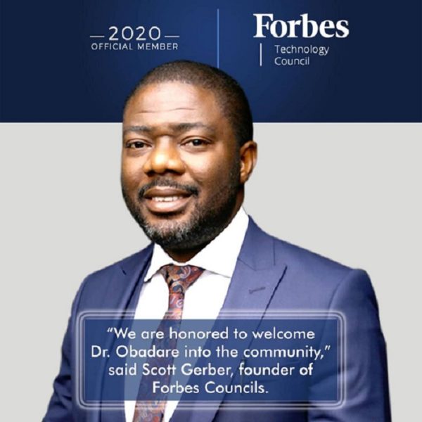 Congratulations! Dr. Obadare Peter Adewale, Co-founder of Digital ...