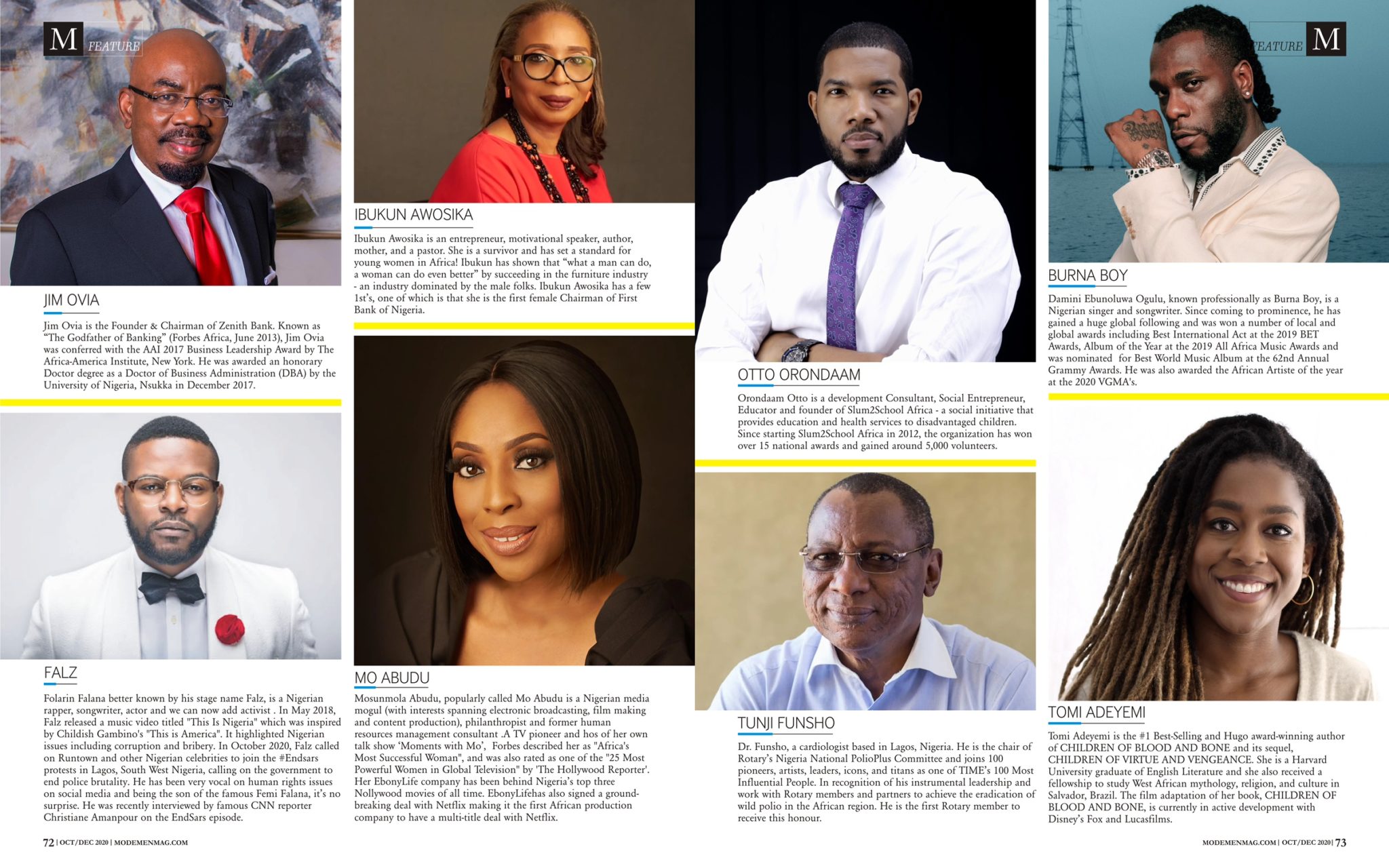 Uche Pedro named among Mode Men Magazine’s 60 Most Influential ...