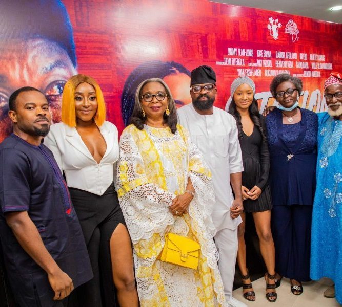 Spotted: Ibukun Awosika, Temi Otedola, Gabriel Afolayan at the Premiere ...